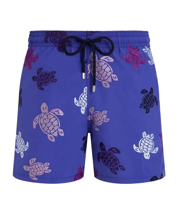 Vilebrequin Embroidered Turtle Swim Shorts - Blue