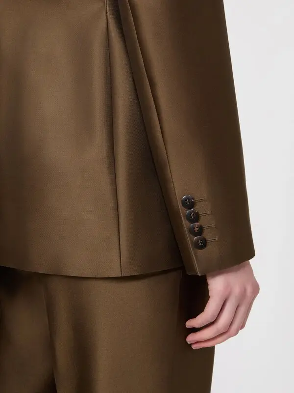 Max Mara Double-breasted Blazer - Khaki