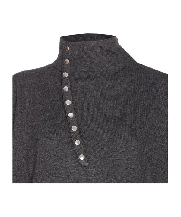 Isabel Marant Étoile High-neck Button Detailed Jumper