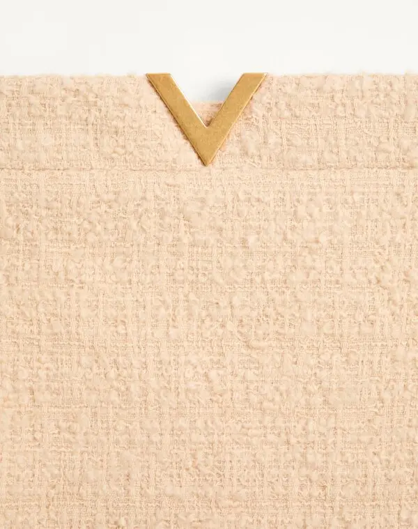 Valentino Garavani Logo Plaque Mini Skirt - Birch
