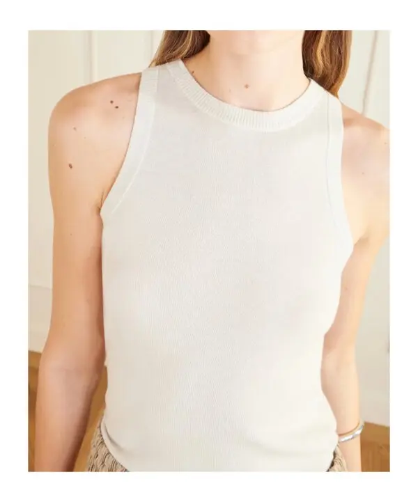 Co Cashmere Tank - White