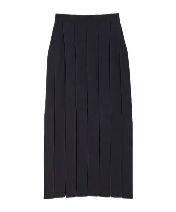 JOSEPH Cutout Panel Skirt - Black