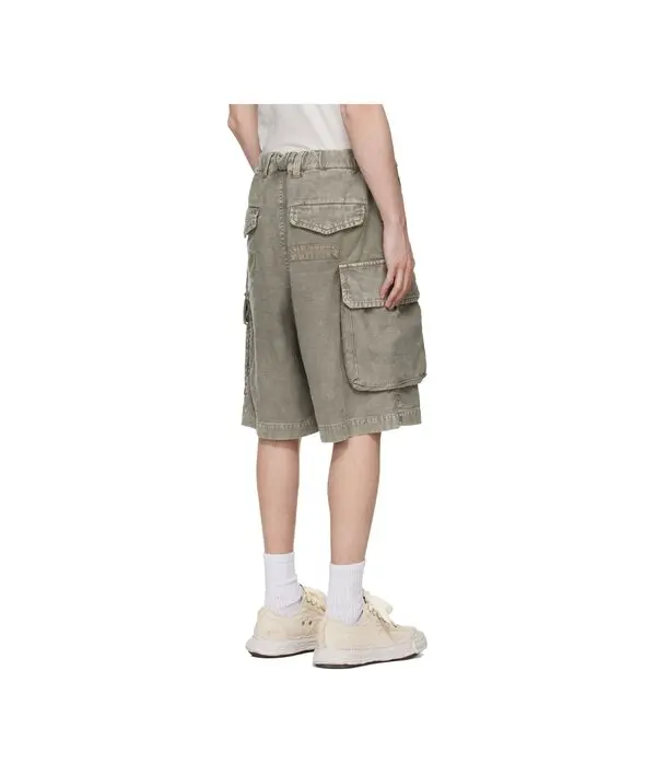 Mihara Yasuhiro Distressed Cargo Shorts