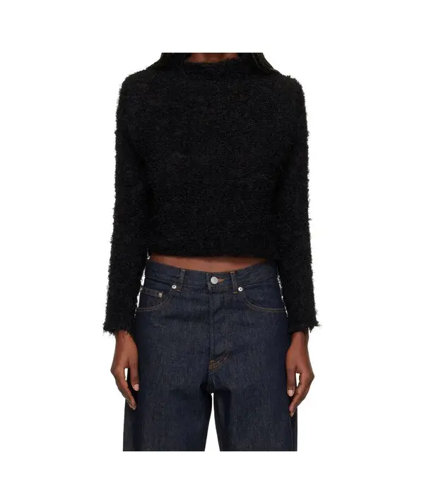 Issey Miyake Long-sleeved Drop-shoulder Sweater