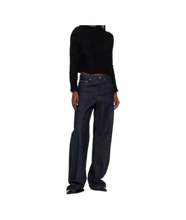 Issey Miyake Long-sleeved Drop-shoulder Sweater