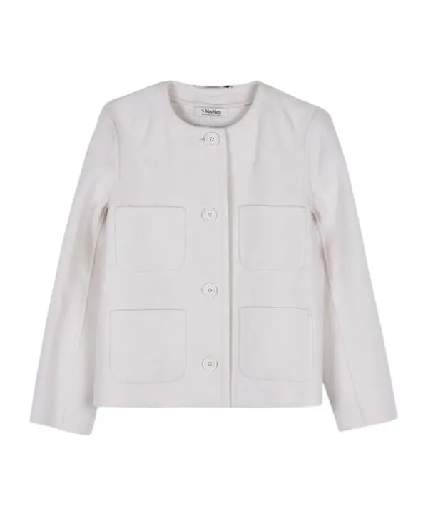 Max Mara Long-sleeved Wool Jacket