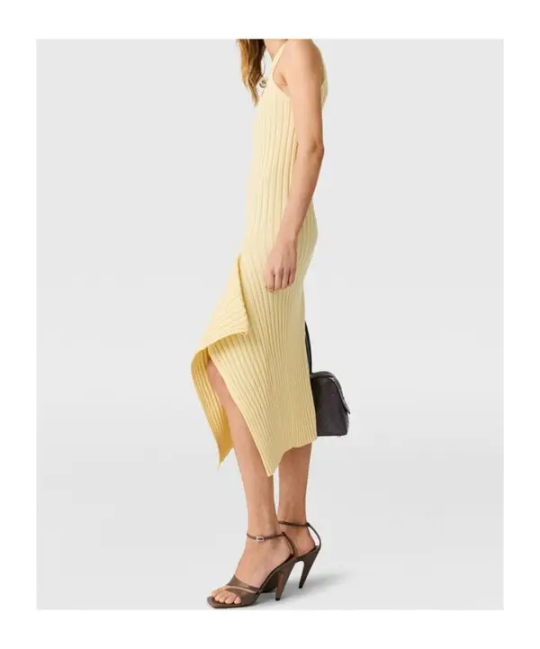 Stella McCartney Sleeveless Ribbed Midi Dress