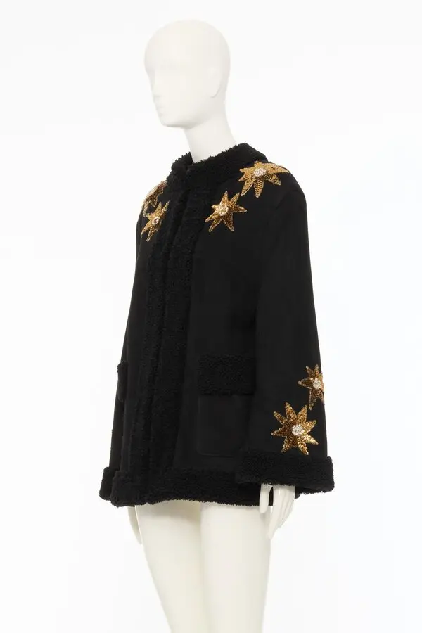 Valentino Garavani Embellished Leather Jacket