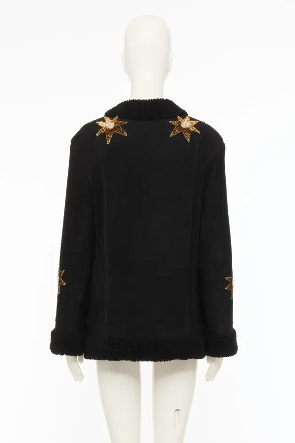 Valentino Garavani Embellished Leather Jacket