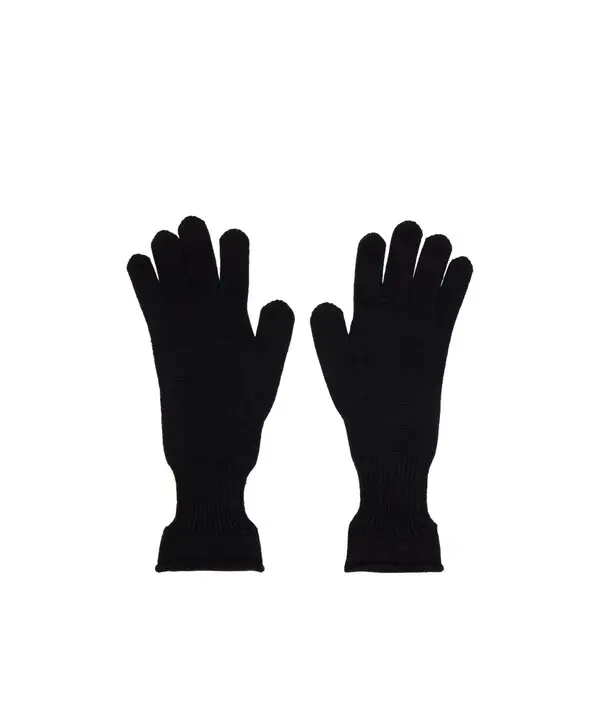 Issey Miyake Cut-out Gloves - Black