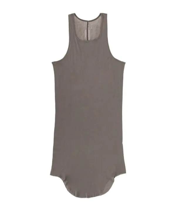 Rick Owens Scoop Neck Sleeveless Top - Gray