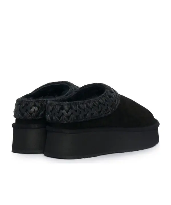 Mou Platform Clogs - Black