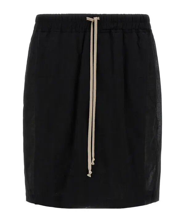 Rick Owens Drawstring Waist Shorts