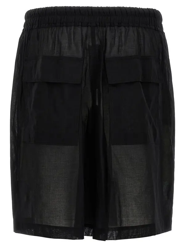 Rick Owens Drawstring Waist Shorts