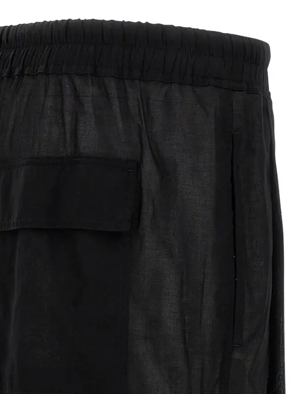 Rick Owens Drawstring Waist Shorts