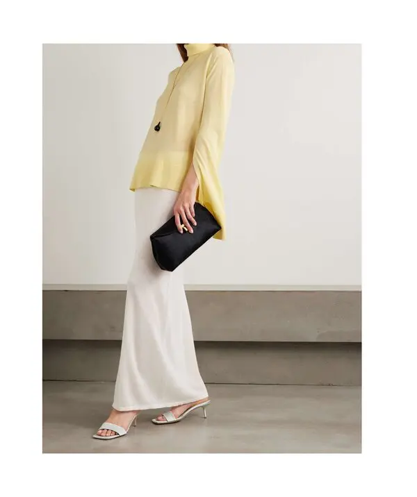 TOTEME Long Sleeve High Collar Blouse