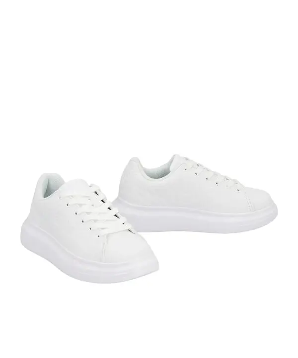 Just Cavalli Debossed Logo Platform Sneakers