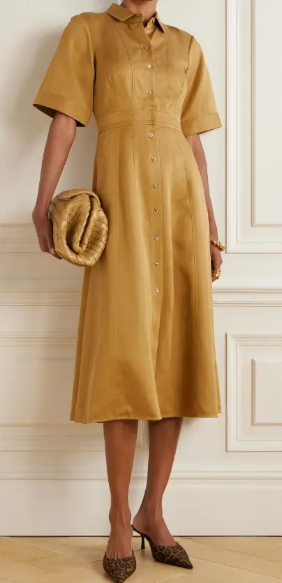 Ulla Johnson Pleated Midi Dress