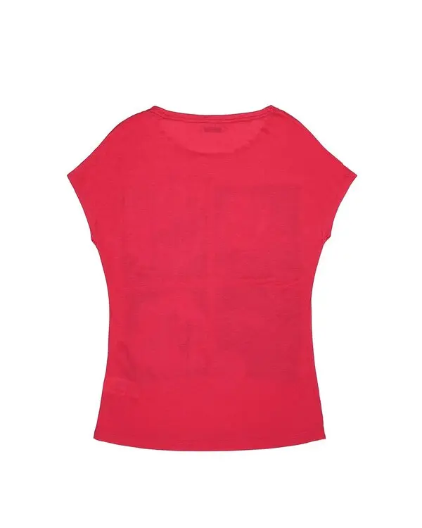 Iceberg Printed T-shirt With Round Neck - Red
