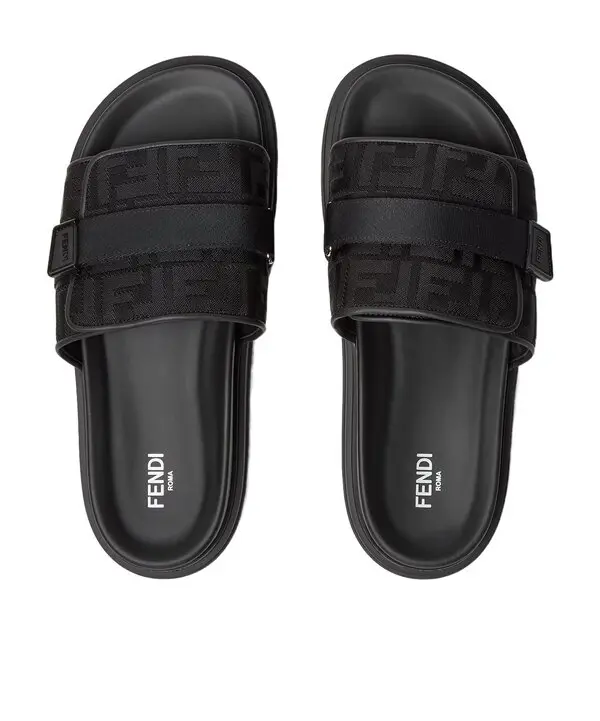 Fendi Chunky Monogrammed Slides