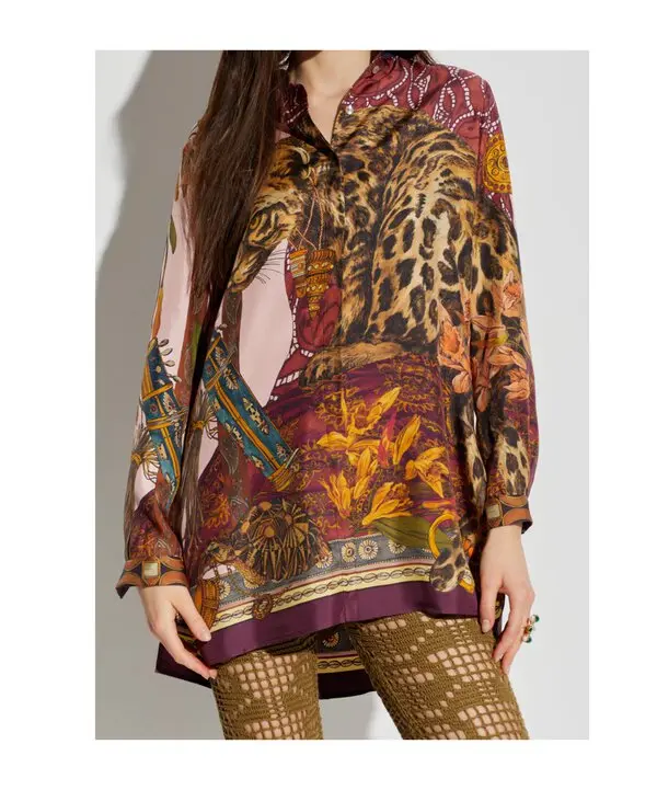 Etro Printed Long Sleeve Shirt