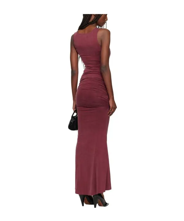 VIVIENNE WESTWOOD Cowl Neck Maxi Dress - Brick