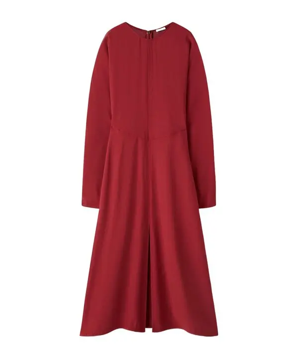 JOSEPH Long-sleeve Midi Dress - Mulberry