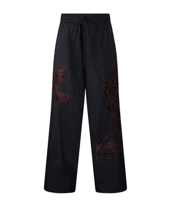 P.a.r.o.s.h Wide-leg Embroidered Pants