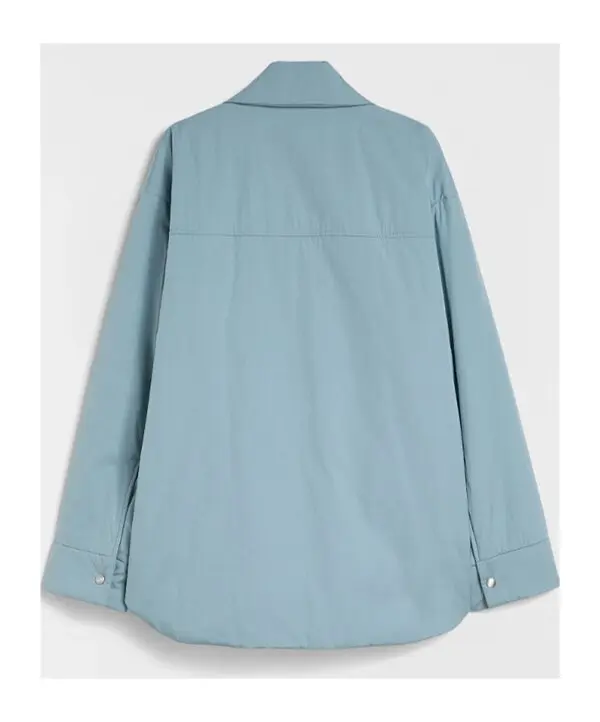 JIL SANDER Cotton Poplin Padded Overshirt