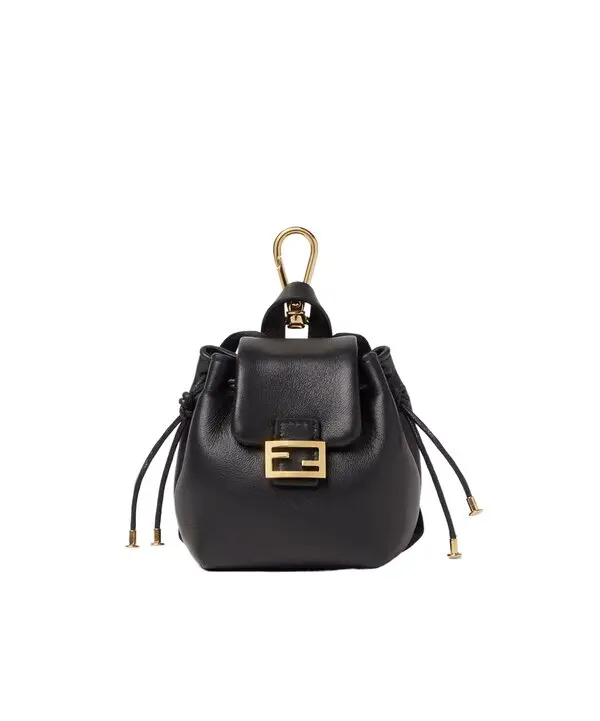 Fendi Nano Backpack Charm - Black