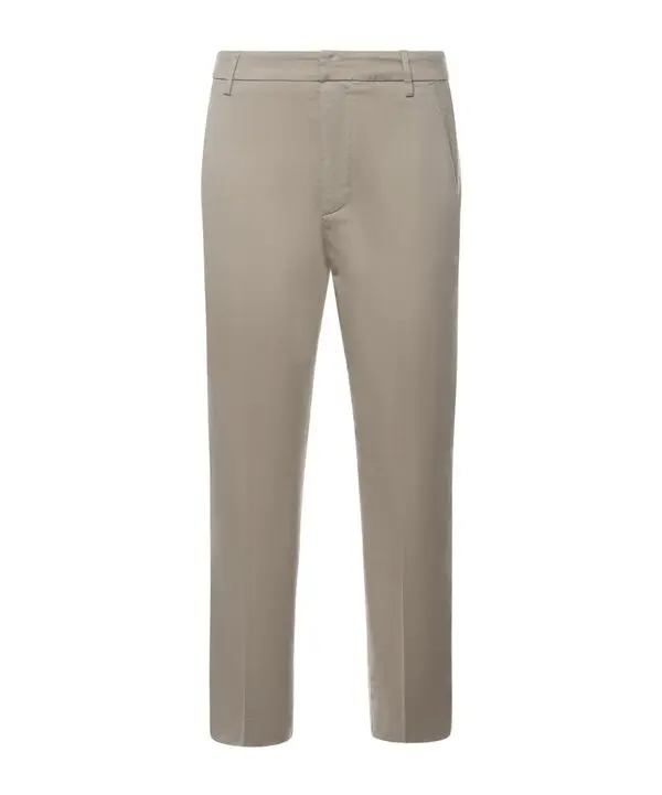 DONDUP Stretch Straight-leg Pants - Nude