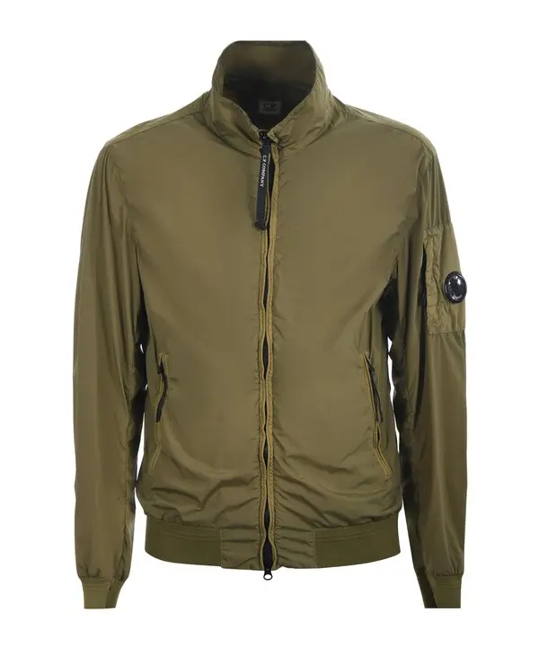 C.P. COMPANY Zip-up Bomber Jacket - Green