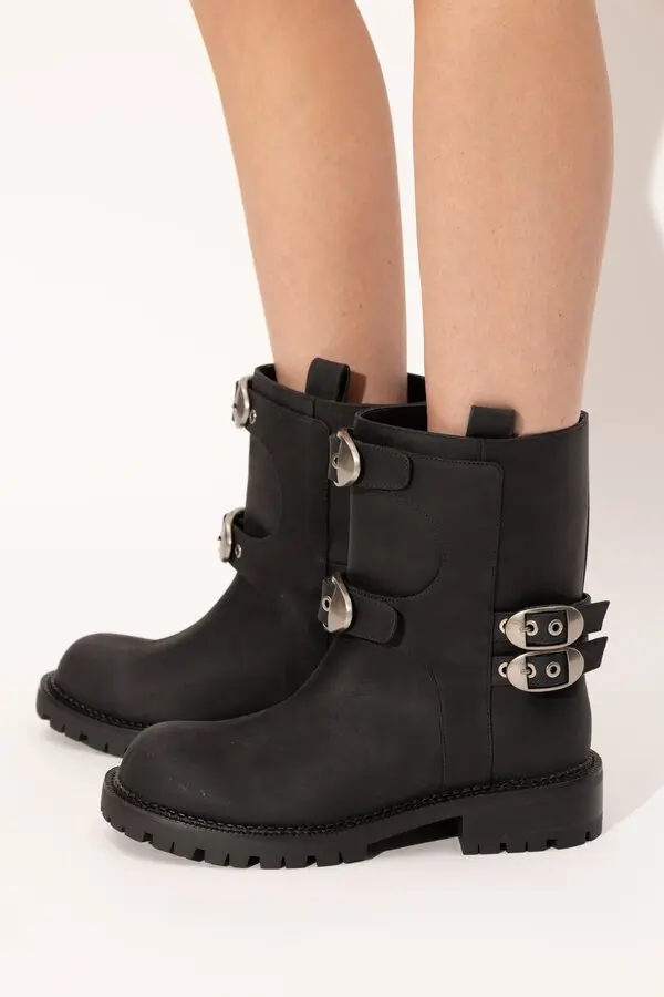 Marc Jacobs Kiki Moto Boots - Black