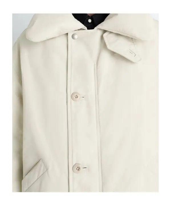 LEMAIRE Bubble Collar Puffer Jacket - Bone