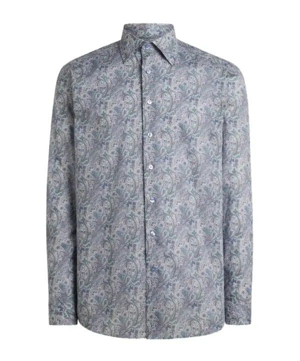 Etro Paisley Shirt - Gray