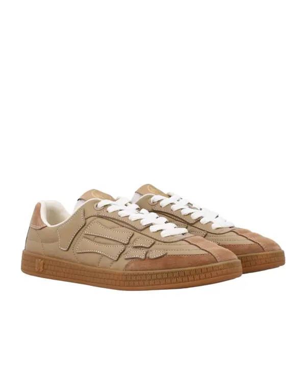 Amiri Bone Appliqué Lace-up Sneakers