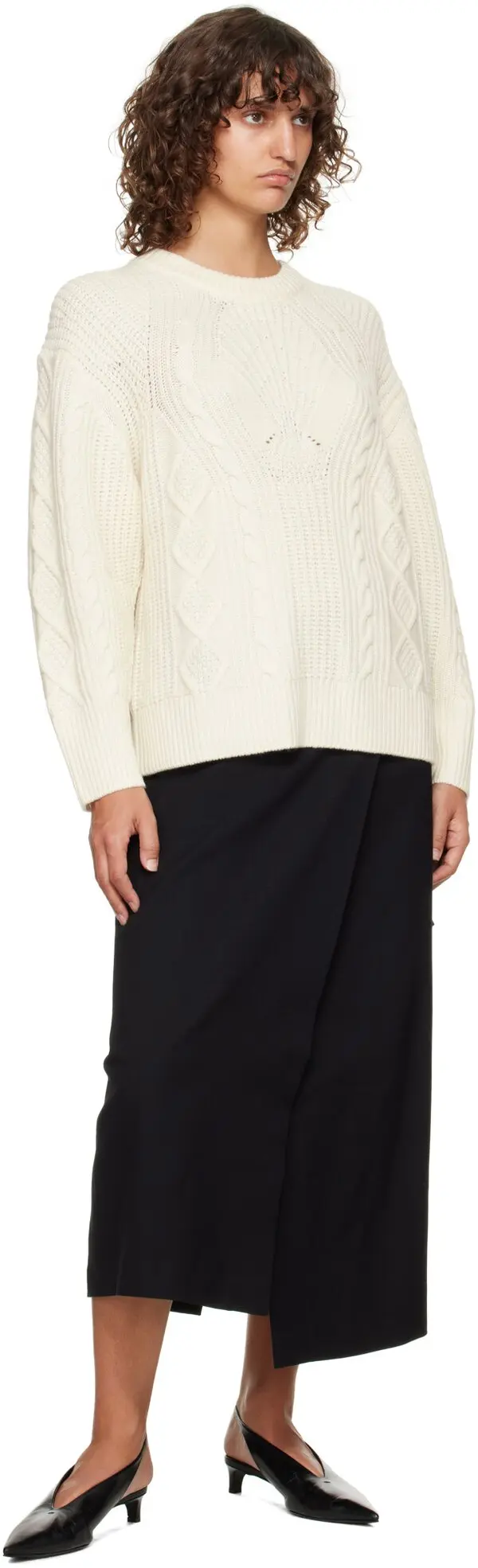 LOULOU STUDIO Twisted Knit Sweater