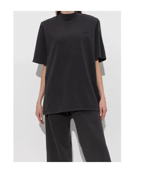 Attico Logo Embroidered Oversized T-shirt