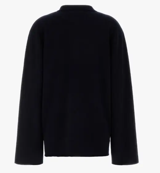 Extreme Cashmere Alligator Knitted Polo Top
