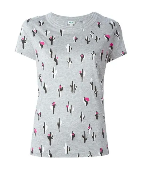 Kenzo Cactus Print T-shirt