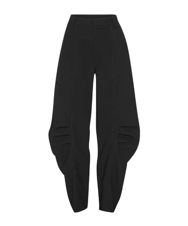 ROTATE BY BIRGER CHRISTENSEN Balloon Suiting Cargo Trousers - Black