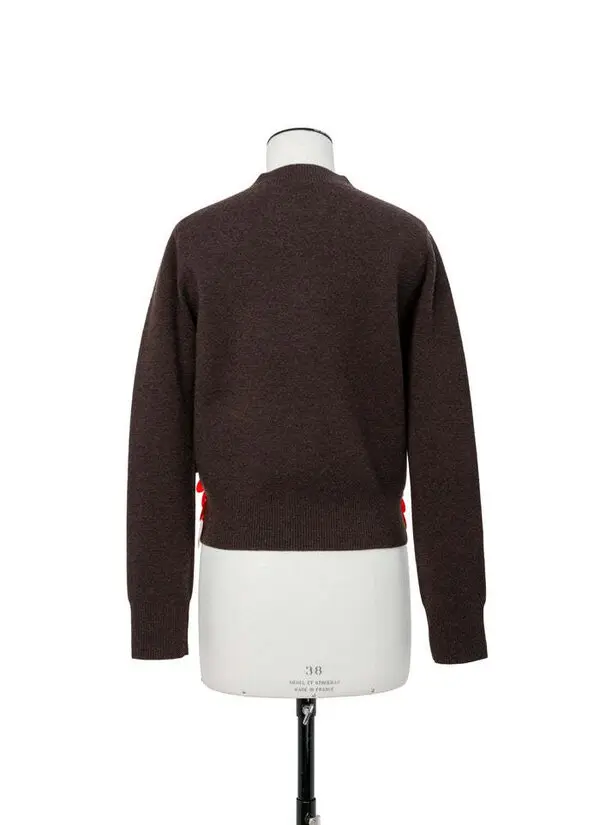 Sacai Sequin Embroidery Wool Knit Pullover