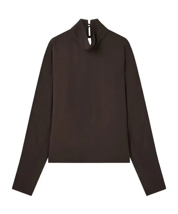 JOSEPH Buick Blouse - Cocoa