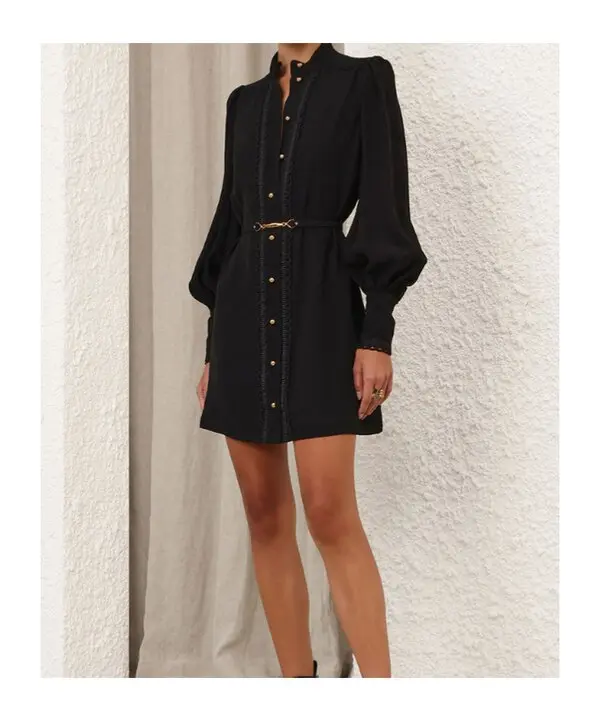 Zimmermann Trimmed Mini Dress