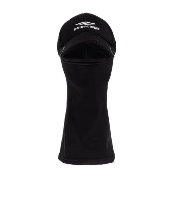 Balenciaga Neck Warmer Cap - Black