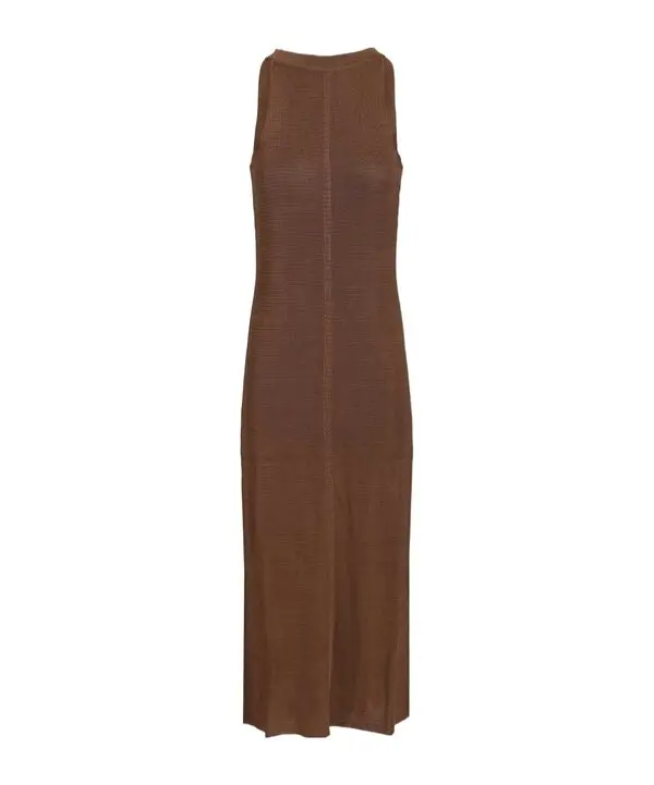 Loulou De Saison Pablo Maxi Knitted Dress - Green