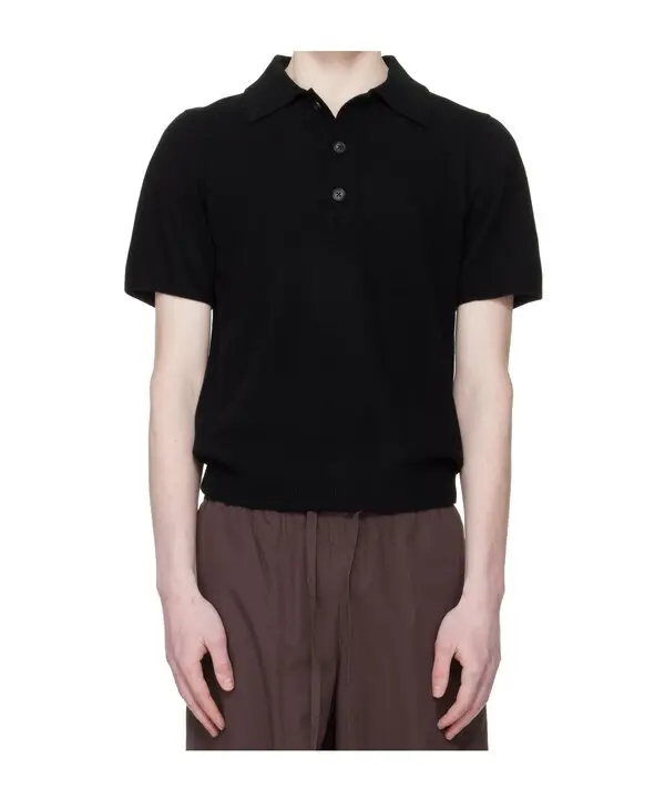 ENTIRE STUDIOS Short-sleeve Buttoned Polo Shirt