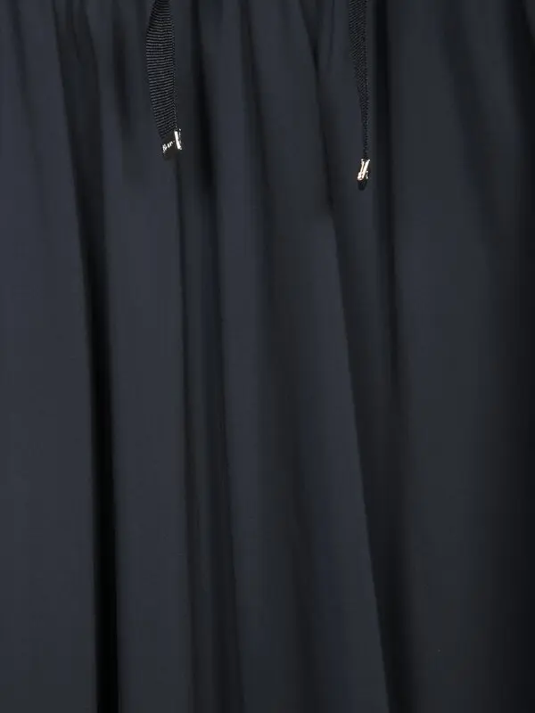 Herno Elastic Drawstring Waist Skirt - Black
