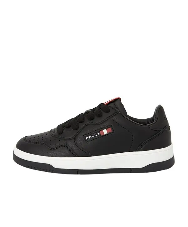Bally Round-toe Lace-up Low-top Casual Sneakers - Black