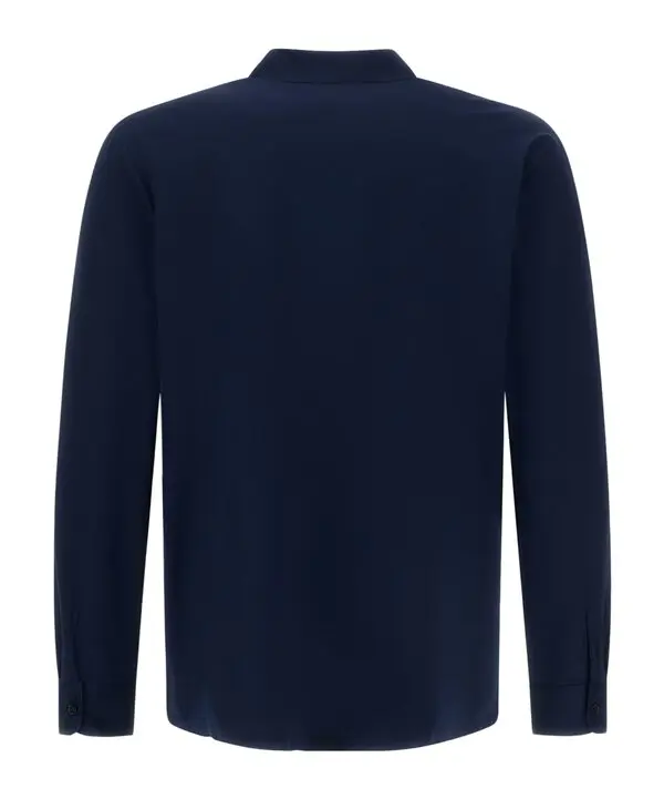 Herno Superfine Stretch Shirt - Blue